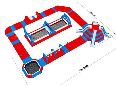 China 0.9mm PVC Floating Inflatable Water Park Lake Inflatable Water Games Inflatable Aqua Park For The Sea for sale