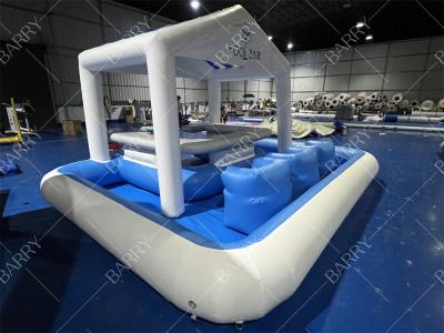 China Commercial Backyard Large Superior Platform Party Floating Water Sofa Swimming Pub Inflatable Pool bar for Adult for sale