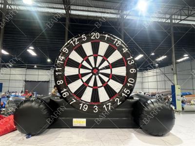 China Commercial PVC Inflatable Outdoor Dartboard Airtight Shooting Target Inflatable Football Dart Game for Kids Adults for sale