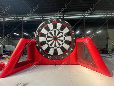 China 3m/4m/5m High Giant Red Inflatable Dart Board Soccer Football Kick Dartboard Target Game for sale