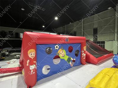 China Customizable Inflatable Football Goal Set Promotional Sports Game for Beach Party & Events for sale