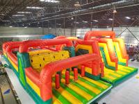 China Customized Commercial Inflatable Bouncy Obstacle Course Playground Exciting Fun for All Ages for sale