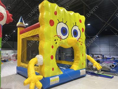 China Cartoon PVC Inflatable Castle Fun Bounce House For Theme Parks Or Parties for sale