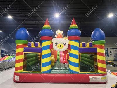 China Commercial Circus Clown Inflatable Bounce House Colorful Indoor Outdoor Kids Playground Inflatable Castle for sale