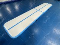 China Drop Stitch PVC Fitness Gymnastics Mattress Inflatable air Track Mat for Outdoor Training for sale