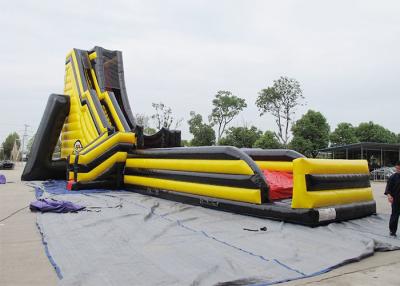 China 70’ X 32’ X 33’ Yellow And Red Giant Inflatable Water Slide Deagon Head Shape for sale