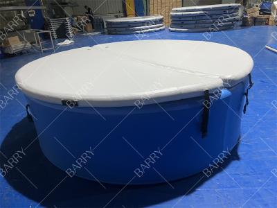 China Durable Cheap Price Large Size Kid Adult Family Swimming Drop Stitch Inflatable Pool with Cover for sale
