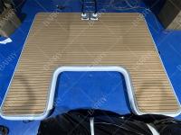 China 3m Drop Stitch Yacht Pontoon For Beach And Lake Inflatable Floating Dock Platform for sale