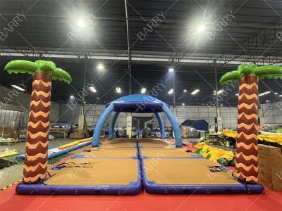 China Custom Designed Inflatable Floating Platforms With Tent For Ocean Waters & Water Floating Banas for sale