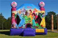 China Fire - Resistant Inflatable Bouncer , Blow Up Disney Princess Jumping Castle for sale