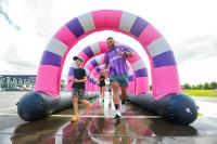China NL Large Inflatable Obstacle Course Inflatable 5K Obstacles Running Race for sale