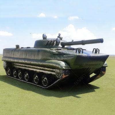 China Custom Made Main Battle Tank Inflatable Amphibious Armored Vehicle Decoy for sale