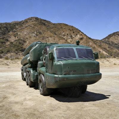 China Wind Resistance Performance Custom Inflatable Air Defense Missile Vehicle Decoy for sale