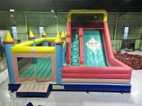 China Customizable Favor Church Themed Inflatable Bouncy Castle with Slide & Play Area for sale