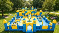 China Inflatable Bounce House Combo | Giant Kids Playground with Slide, Obstacle Course & Jumping Area | Commercial PVC for Party Rentals, Schools & Festivals for sale