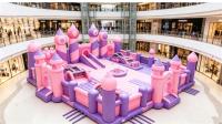 China Giant Pastel Princess Castle Inflatable Playground | Multi-Activity Bounce House with Slides & Obstacles | Commercial PVC for Indoor Malls & Themed Events for sale