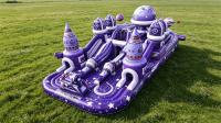 China Outer Space Themed Giant Inflatable Playground | Astronaut Bounce Castle with Rocket Slides & Obstacles | Customizable Commercial PVC for Rental Business for sale