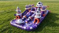 China Outer Space Astronaut Themed Inflatable Playground | Customizable Commercial Bounce Castle With Slides & Tunnels | For Kids Parties, Events & Rental Business for sale