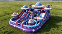China Outer Space Astronaut Inflatable Playground | Educational Themed Bounce Park with Planetary Slides | Commercial PVC for Family Events & School Activities for sale