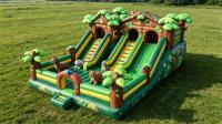 China Jungle Treehouse Inflatable Bounce House with Slides | Commercial Kids Party Combo for sale