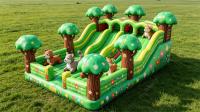 China Jungle Treehouse Inflatable Bounce House with Slides | Commercial Kids Party Combo for sale