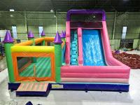 China Colorful Princess Castle Inflatable Bounce House with Slide – Commercial-Grade Kids’ Party Jumper for sale