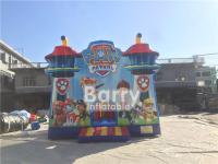 China PAW Patrol Theme Inflatable Bouncer Slide Multi - Color For Amusement Park for sale