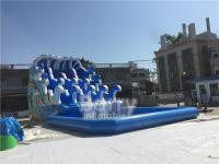 China Outdoor Wave Inflatable Water Pool  / Water Sport Games PVC Tarpaulin Material for sale
