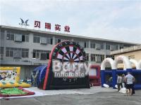 China Interactive Party Game Inflatable Dart Board For Football Soccer Shooting for sale
