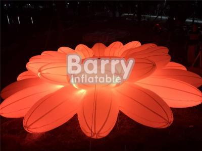 China Pretty Lighting Decoration Inflatable Advertising Products / Inflatable LED Flower Chain For Wedding Party for sale