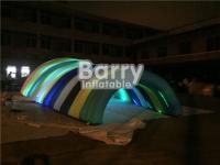 China Waterproof White Inflatable Tent For Event , Customized Blow Up LED Tunnel Tent for sale