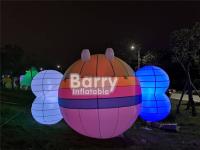 China Custom Festival Decoration LED Inflatable Bees Carton Model EN14960 CE UL for sale