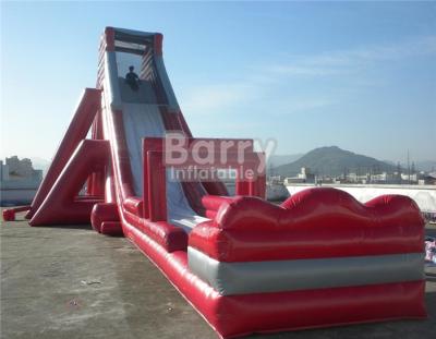 China Fun Giant Red Hippo Water Slide / Inflatable  For Adult for sale