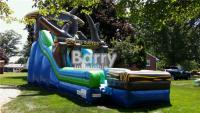 China Giantic 22' Rockin' Rapids Inflatable Water Slide For Backyard / Outdoor for sale