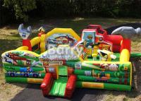 China Fun Multiplay Little Builders Construction Toddler Bouncer Playground for sale