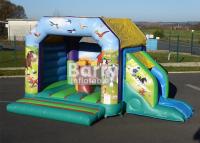 China Commercial Children Inflatable Farm Theme Bounce House Combo With Slide For Kids for sale