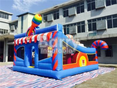 China 0.55mm PVC Kids Inflatable Outdoor Playground / Toddler Bounce House for sale