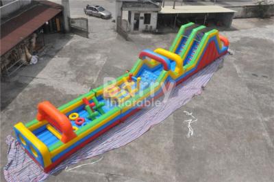 China Customized Inflatable Bouncy Castle , Blow Up Outdoor Obstacle Course For Adults for sale