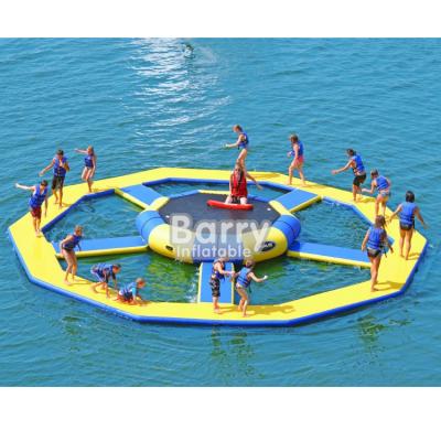 China Bouncer Water Park Inflatable Water Toys / Inflatable Trampoline for sale