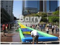 China PVC Tarpaulin Giant Inflatable Water Slide , Custom Party City for sale