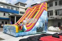 China Outdoor Inflatable Dry Slide For Kids / Commerical Slide With Princess for sale