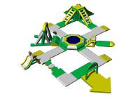 China 0.9mm Plato PVC Tarpaulin Giant Inflatable Water Parks ,Sport Park 145 Parts for sale
