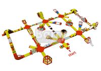 China Large Size Sea Inflatable Water Obstacle Course Construction EN71 Certification for sale