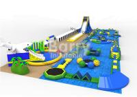 China Big 60 People Sports Park , Resort Inflatable Floating Water Park For Summer for sale