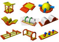 China Exciting Game Adult Aqua Adventure Inflatable Floating Water Park with Air Pump for sale