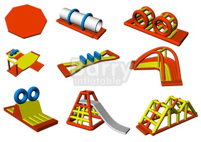 China Wake Island Inflatable Water Park Adventure Inflatable Playground PVC Tarpaulin for sale
