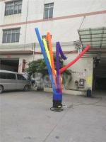 China Single Leg Inflatable Sky Dancer / Inflatable Air Tube Man For Advertising for sale