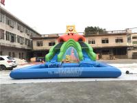 China Inflatable Water Park , Open Pool Water Park Games For Adults for sale
