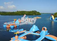 China Custom Made Weld Air Sealed Open Water Inflatable Floating Island Park for sale