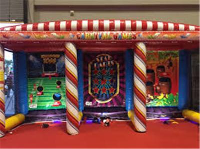 China Commercial 3 In 1 Carnival  Inflatable Sports Games For Kids And Adult for sale